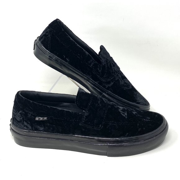 Vans | Shoes | Vans Skate Style 53 Velvet Black Shoes Womens Size ...